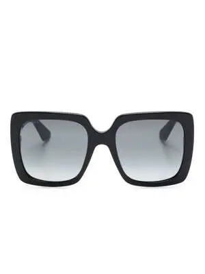Gucci Oversize Frame Sunglasses - Black