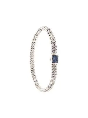 John Hardy Classic Chain Sapphire Pavé Bracelet - Silver