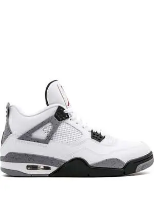 JORDAN Air 4 Retro Cement Sneakers - White