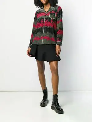 Red Valentino Dreaming Peony-print Shirt