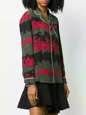 Red Valentino Dreaming Peony-print Shirt