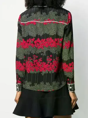 Red Valentino Dreaming Peony-print Shirt