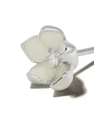 SHAUN LEANE Cherry Blossom Flower Stud Earrings