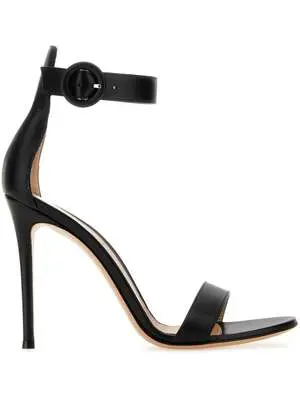 GIANVITO ROSSI Portofino 105mm Leather Sandals