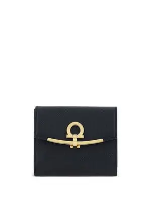 FERRAGAMO Fold-over Clasp Purse - Black