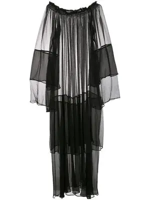 Voz Cascade Silk Dress