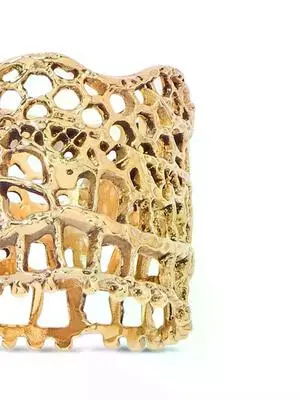 AURÉLIE BIDERMANN Gold-tone Lace Ring