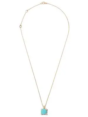 David Yurman 18kt Yellow Châtelaine Turquoise And Diamond Pendant Necklace - Gold