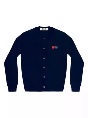 Play Comme Des Garcon Ribbed Cardigans For Women