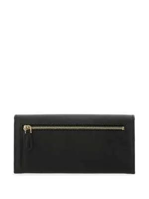 Prada Large Leather Wallet - Black