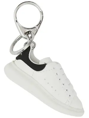 Alexander McQueen Oversized Sneaker Keyring - White