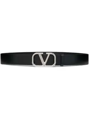 Valentino Garavani 40mm Vlogo Signature Belt - Black