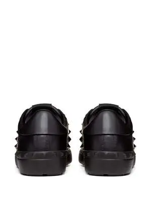 Valentino Garavani Rockstud Untitled Leather Sneakers - Black
