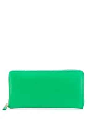 Comme Des Garçons All Around Zip Wallet - Green