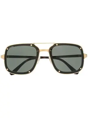 Cartier Santos De Square-frame Sunglasses