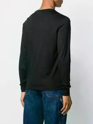 Polo Ralph Lauren Logo-embroidered Long-sleeve T-shirt - Black