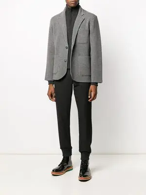 Pringle Of Scotland Fine Knit Zipped Sweater - Grey