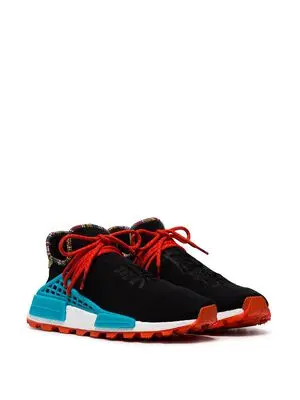 Adidas X Pharrell Williams Solar Hu Nmd Inspiration Pack Sneakers - Black