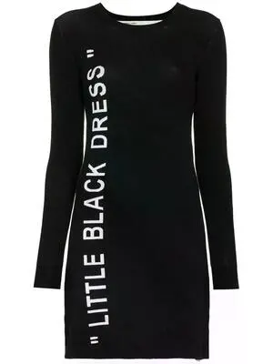 Off-white Round Neck Cocktail Dresses