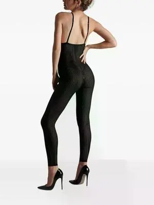 MAISON CLOSE Striped Catsuit