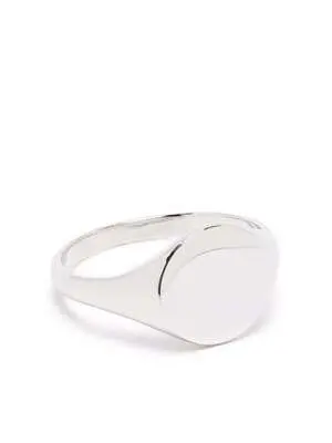 MARIA BLACK Ready Heart Signet Ring - Silver