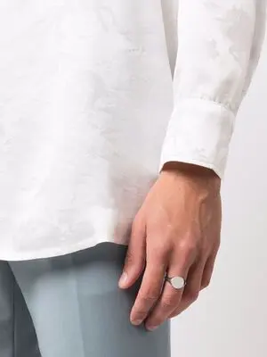 MARIA BLACK Ready Heart Signet Ring - Silver
