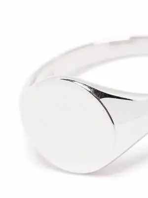 MARIA BLACK Ready Heart Signet Ring - Silver