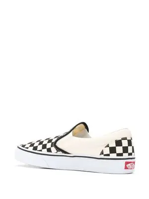 VANS Checkerboard Classic Slip-on Sneakers - White