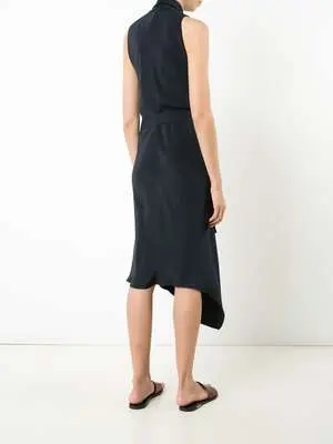 PETER COHEN Victor Wrap-style Dress - Blue