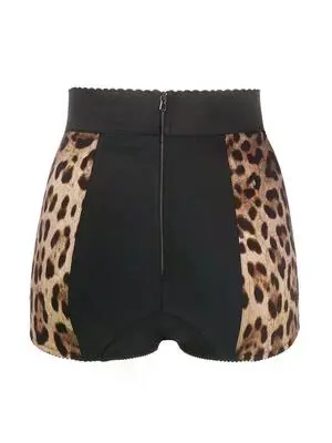 Dolce & Gabbana Leopard-print High-waisted Briefs