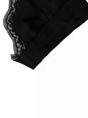 Dolce & Gabbana Lace-detail Triangle Bra - Black