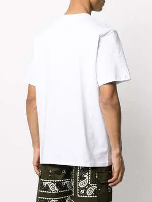 MSGM Logo-print Boxy T-shirt - White