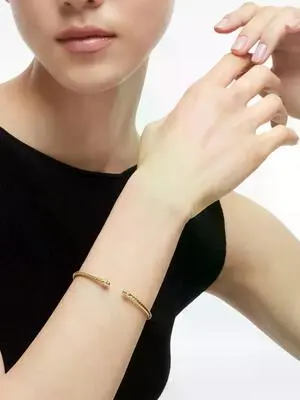 David Yurman 18kt Yellow Cablespira Diamond Bracelet