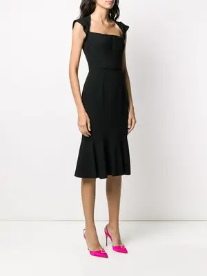 Dolce & Gabbana Square-neck Sleeveless Dress