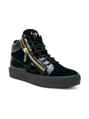GIUSEPPE ZANOTTI Kriss Hi-top Sneakers - Blue