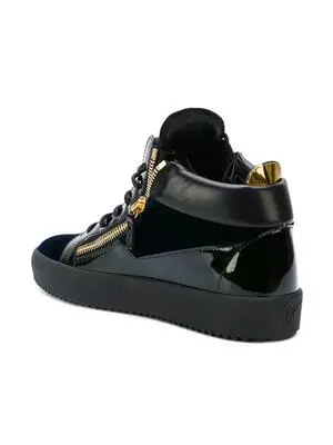 GIUSEPPE ZANOTTI Kriss Hi-top Sneakers - Blue