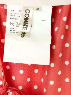 Comme Des Garçons Deconstructed Polka Dot Ruffle Skirt