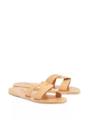 ANCIENT GREEK SANDALS Desmos Leather Sandals - Neutrals