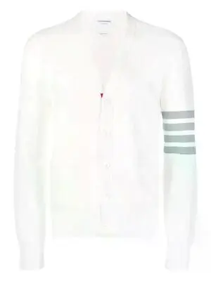 Thom Browne 4-bar Cardigan - White