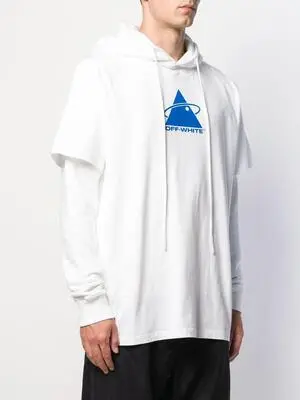 Off-White Triangle Double T-shirt Hoodie