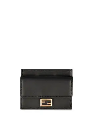 Fendi Baguette Card Holder - Black