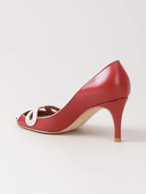 STUDIO CHOFAKIAN Mid-heel Pumps - Red