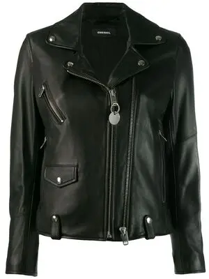 DIESEL® L-lyfa Biker Jacket Leather