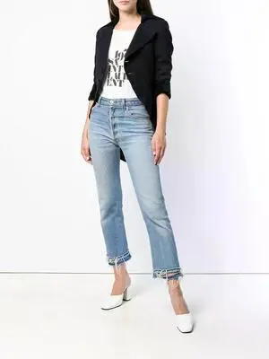 Comme Des Garçons Wide Lapel Tail Jacket