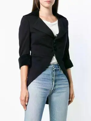 Comme Des Garçons Wide Lapel Tail Jacket