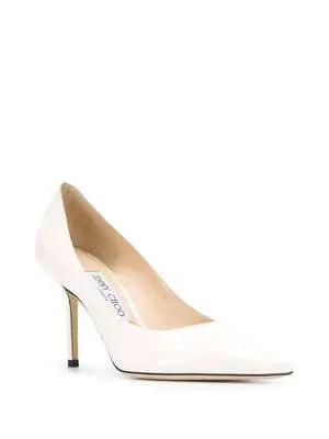 JIMMY CHOO 85mm Love Pumps - White