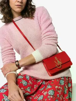 JW Anderson Anchor Logo Shoulder Bag - Red