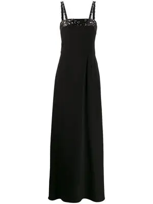Emilio Pucci Sequin Embellished Dress - Black