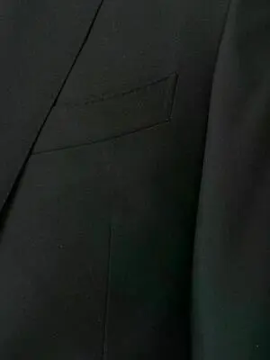 DELL'OGLIO Slim Tailored Suit - Black