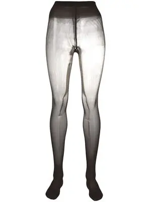 Wolford Individual 10 Sheer Tights - Black